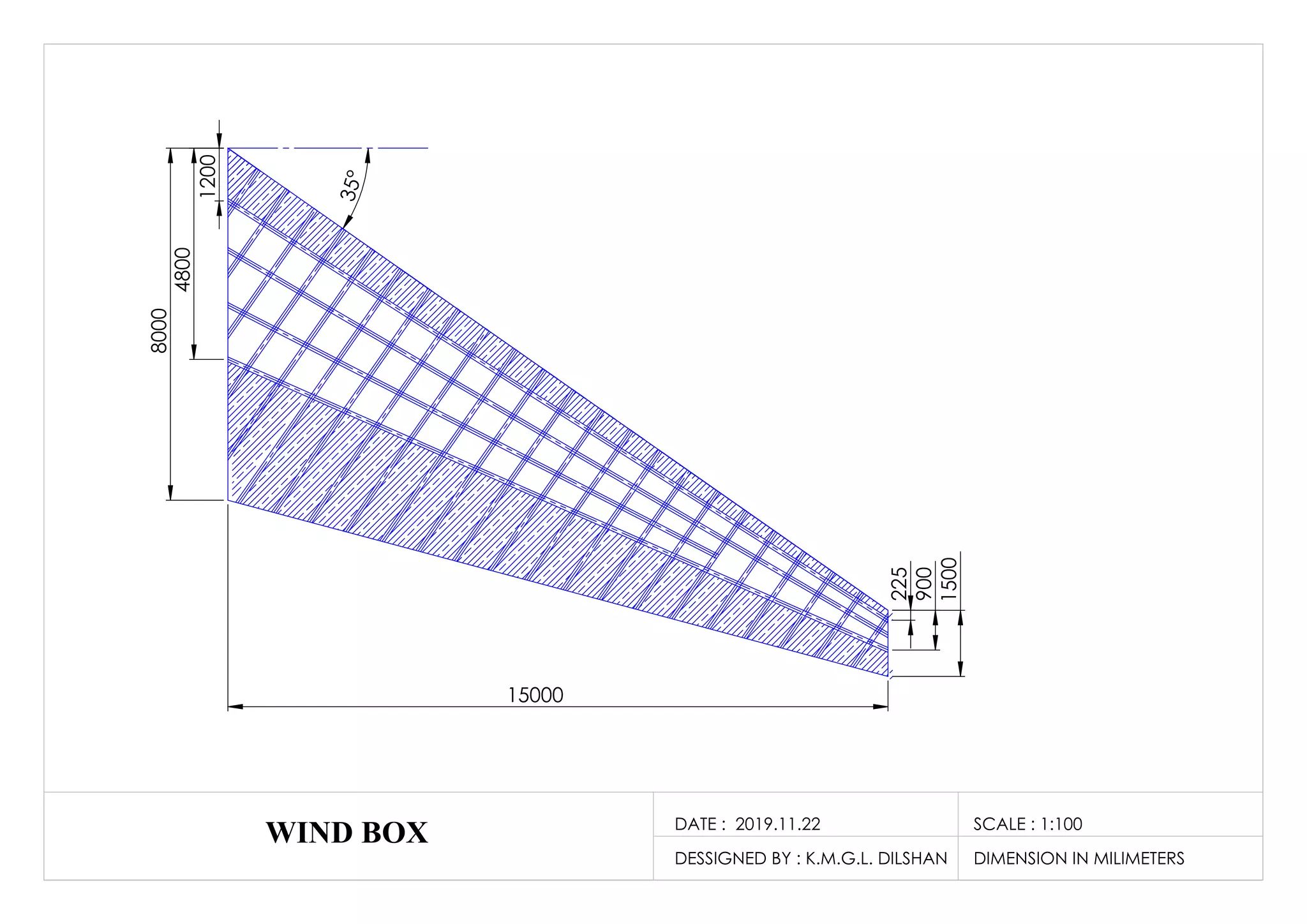PRELIMINARY DESIGN APPROACH TO WING BOX LAYOUT AND STRUCTURAL ...