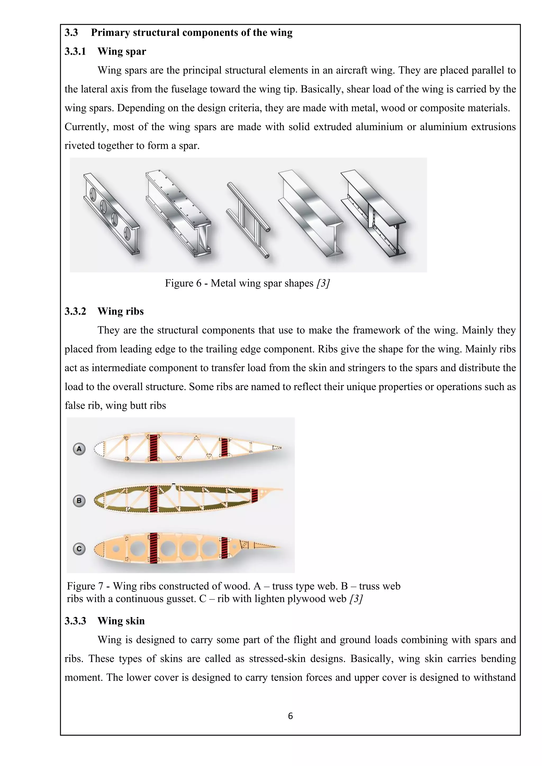 PRELIMINARY DESIGN APPROACH TO WING BOX LAYOUT AND STRUCTURAL ...