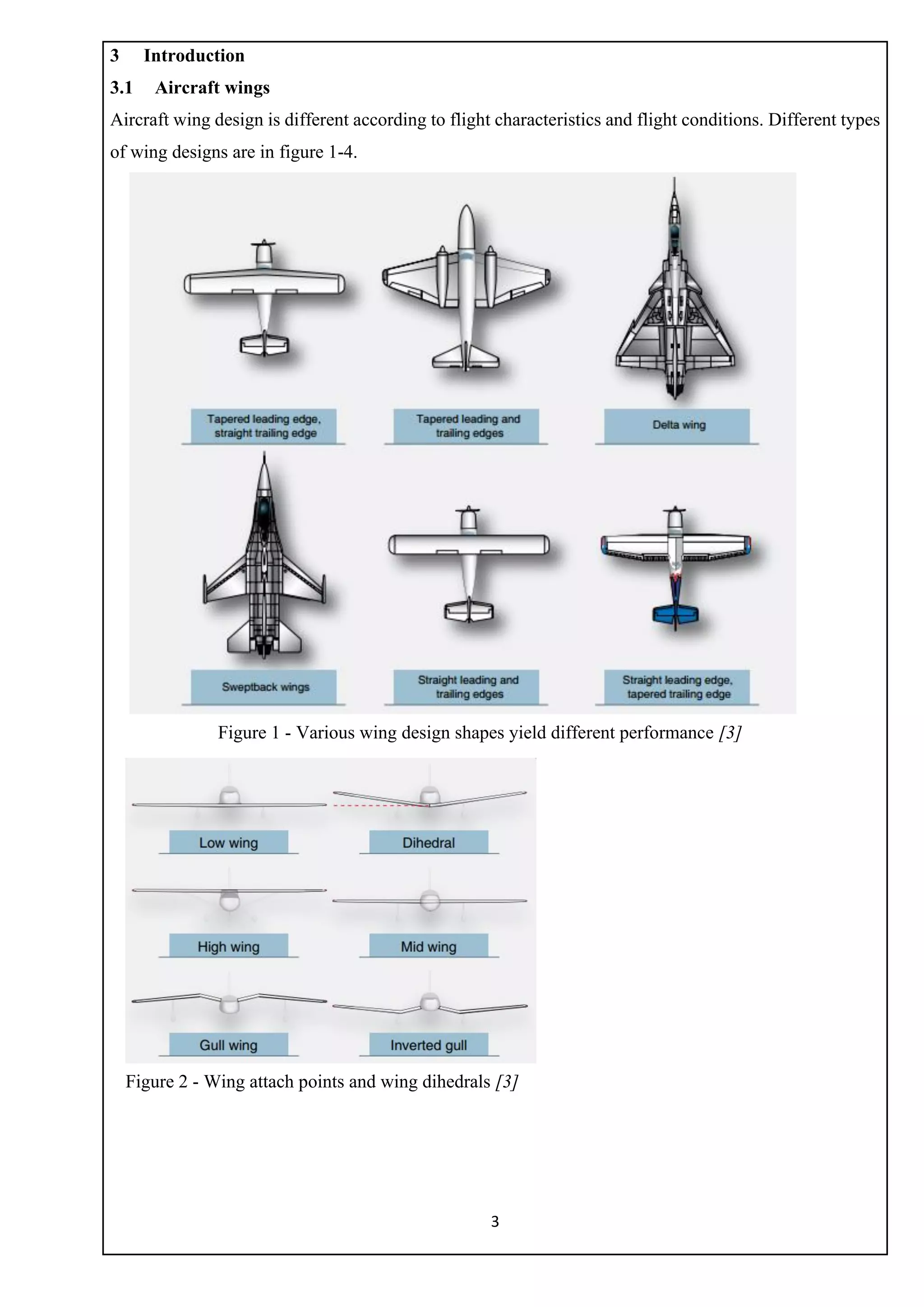 Airplane Wing Design