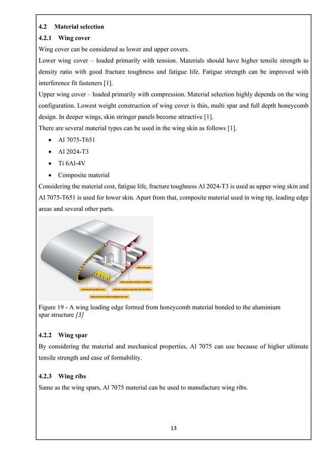 PRELIMINARY DESIGN APPROACH TO WING BOX LAYOUT AND STRUCTURAL ...