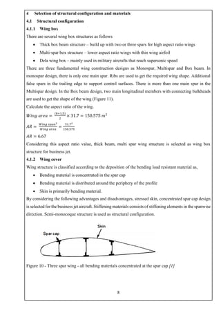 PRELIMINARY DESIGN APPROACH TO WING BOX LAYOUT AND STRUCTURAL CONFIGURATION | PDF