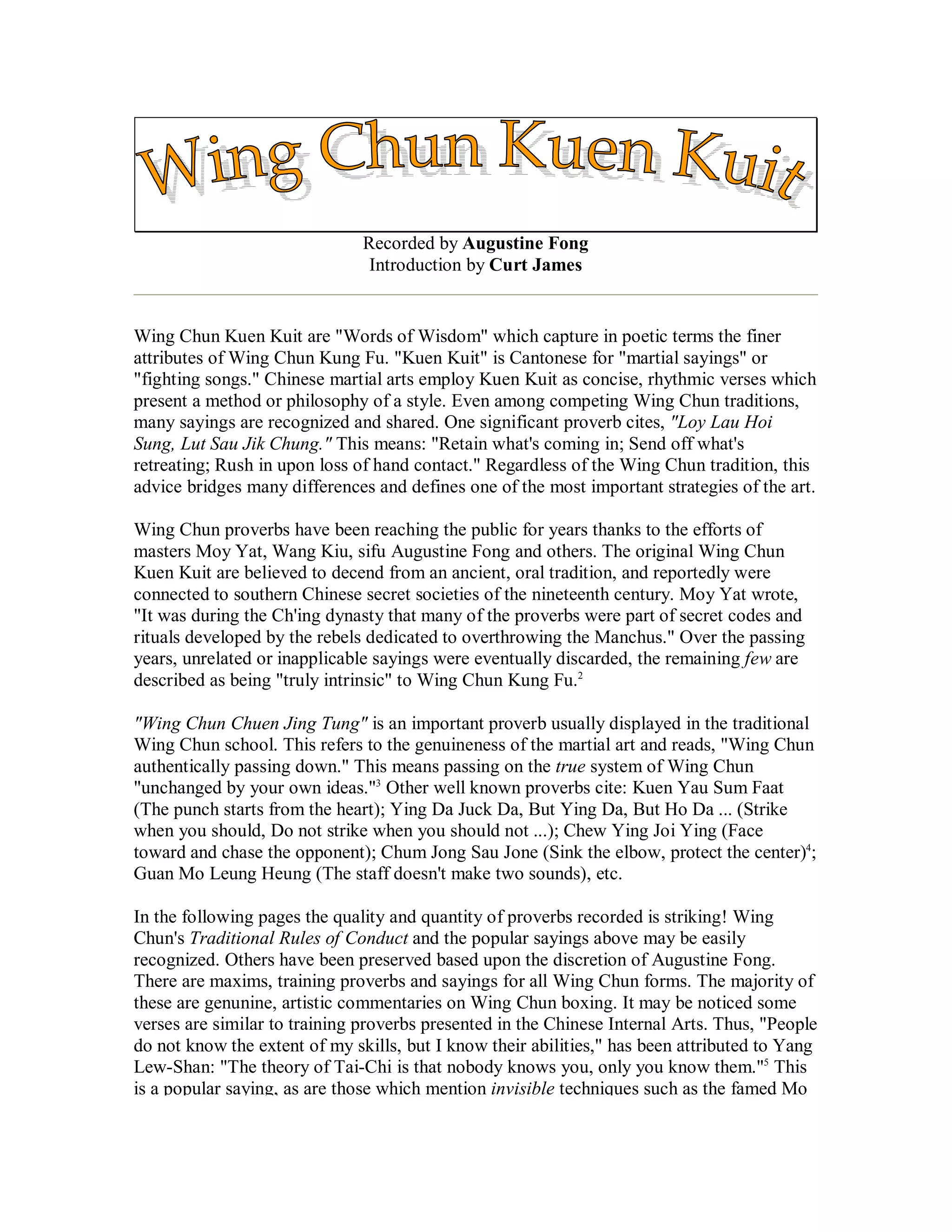 Wing chunkeunkuit | PDF