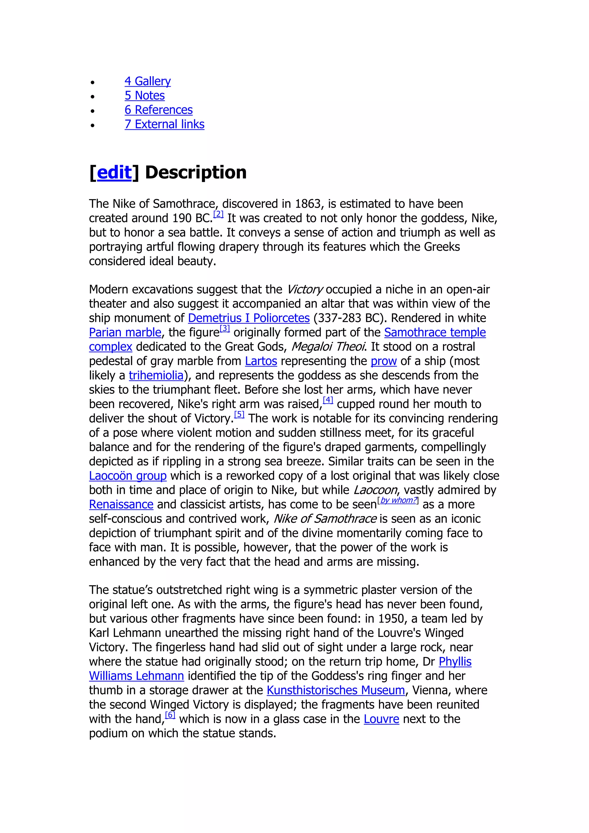 Winged victory of samothrace | PDF