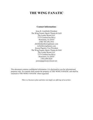 Wing Fanatic Bp | PDF