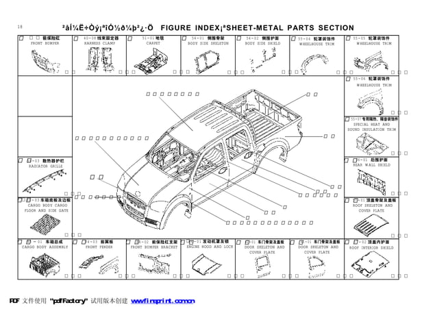 great wall Wingle pick up parts catalogue | PDF | Auto Parts | Automotive