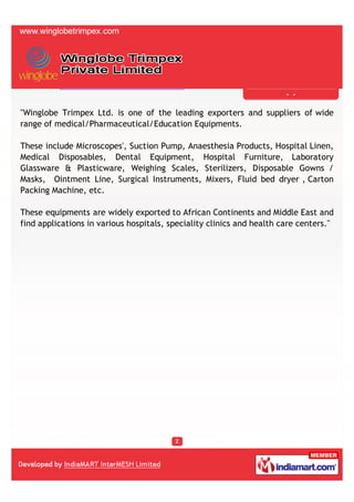 Winglobe Trimpex Pvt. Ltd, Thane, Surgical | PDF