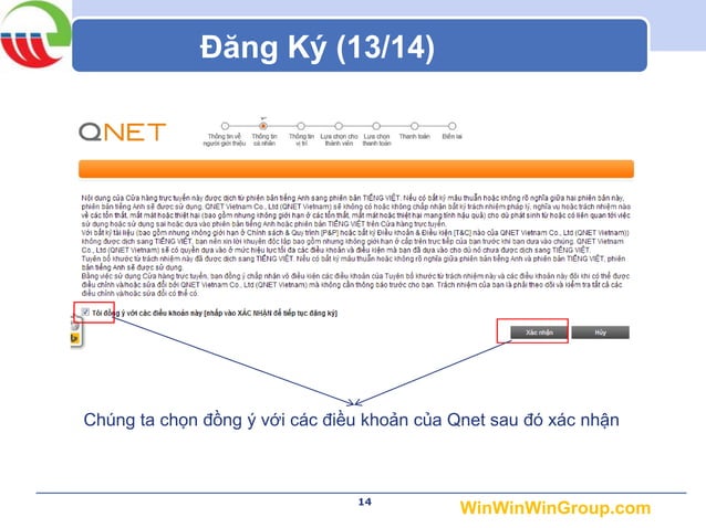 Win group dang ky va quan ly van phong qnet | PPT
