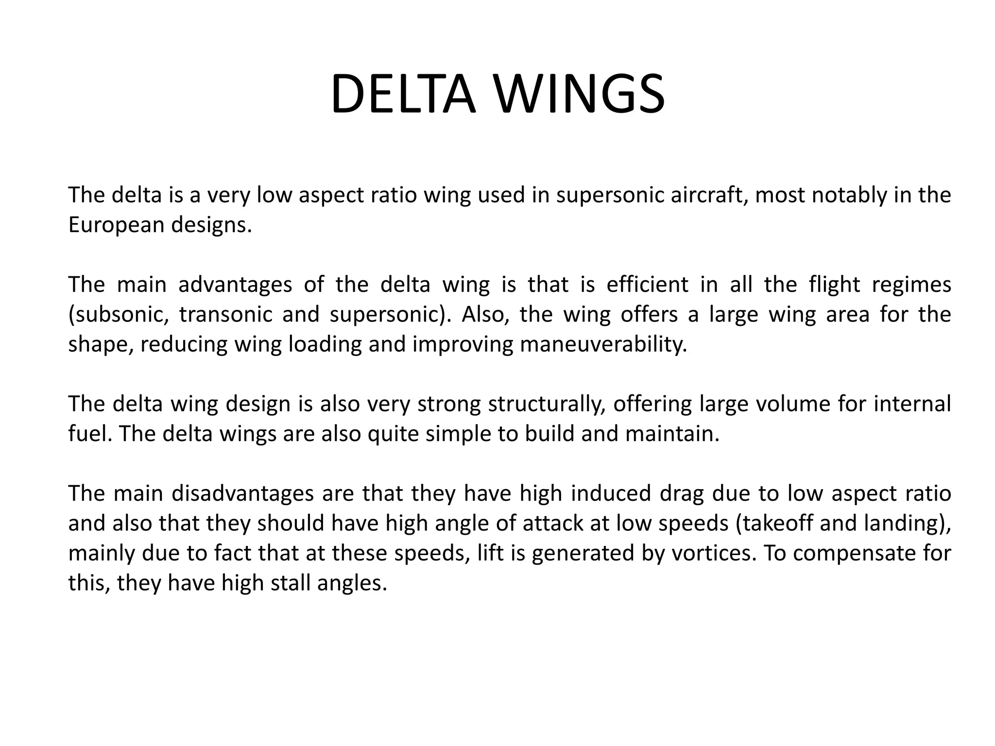 Wings plan form shapes | PPTX
