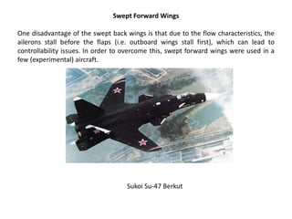 Wings plan form shapes | PPTX