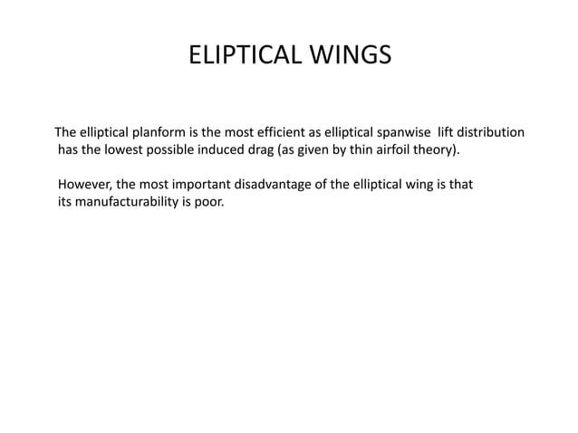 Wings plan form shapes | PPTX