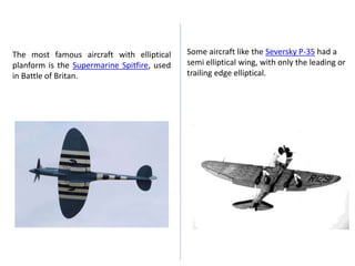 Wings plan form shapes | PPTX