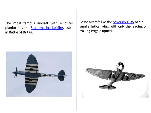 Wings plan form shapes | PPTX