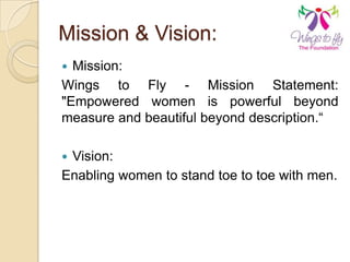 WingsToFly Foundation, Gujarat - Positive Rishikumar | PPTX
