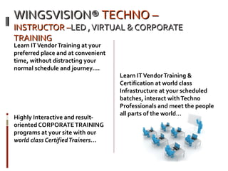 Wingsvision ® techno | PPT | Technology & Computing