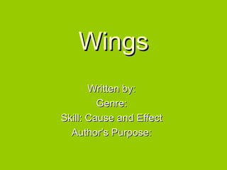 Wings Vocabulary | PPT