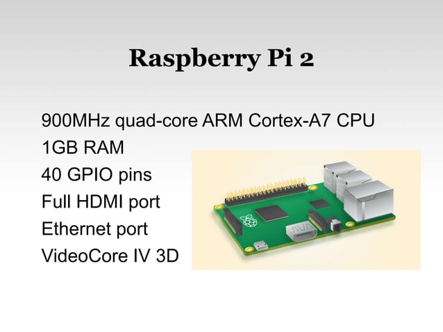 Windows 10 IoT Core for Raspberry Pi 2 | PPT