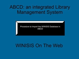 Winisis on the web | PPT