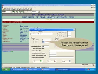 Winisis on the web | PPT