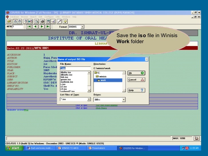 Winisis on the web