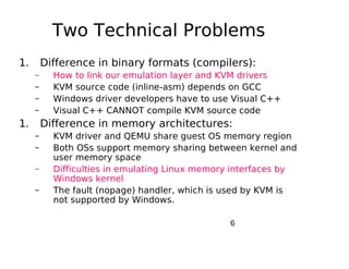 WinKVM: Windows Kernel- based Virtual Machine | PDF