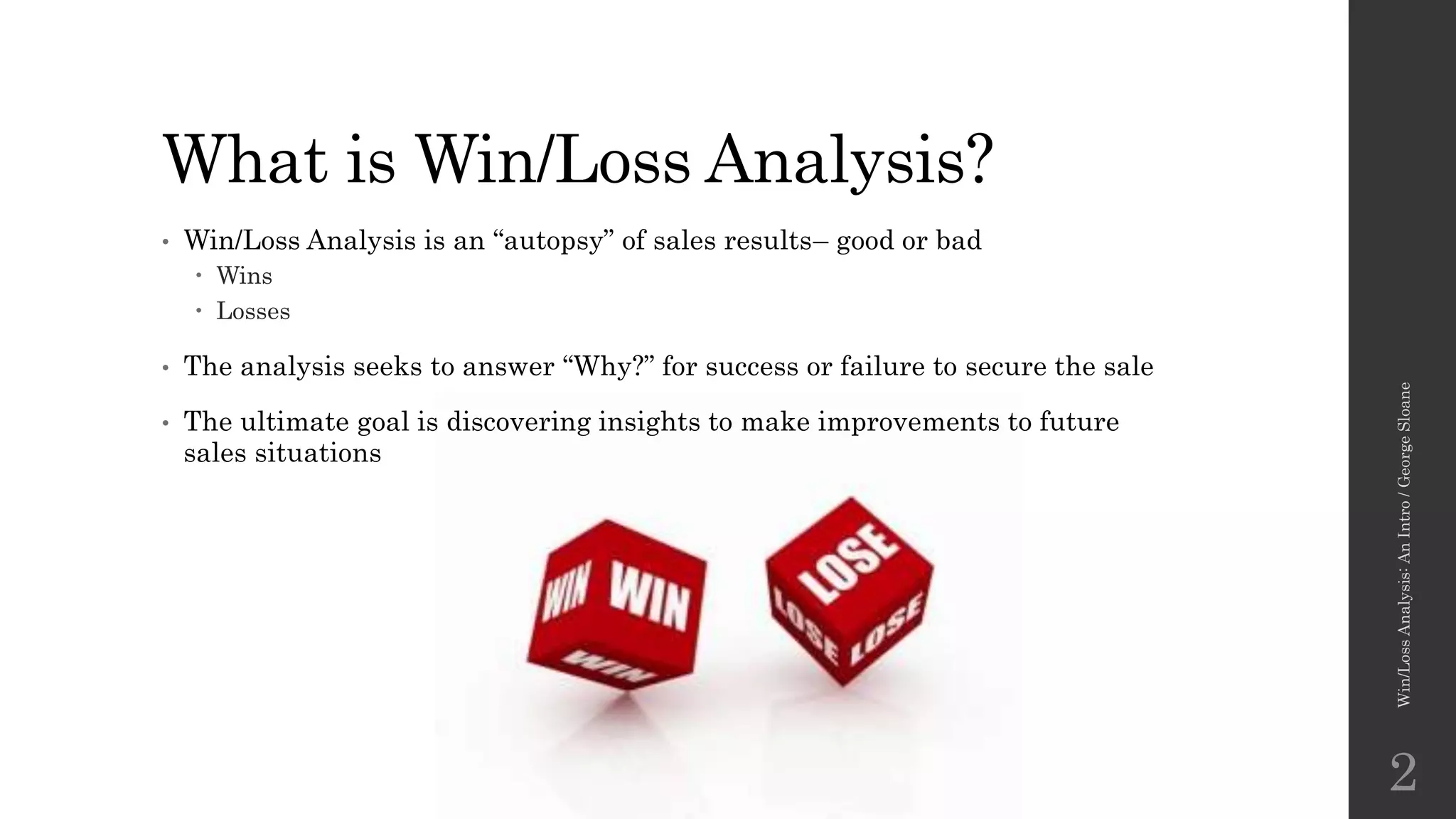 Win/Loss Analysis | PPTX