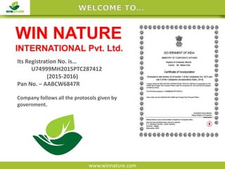 Win nature business ppt | PPSX