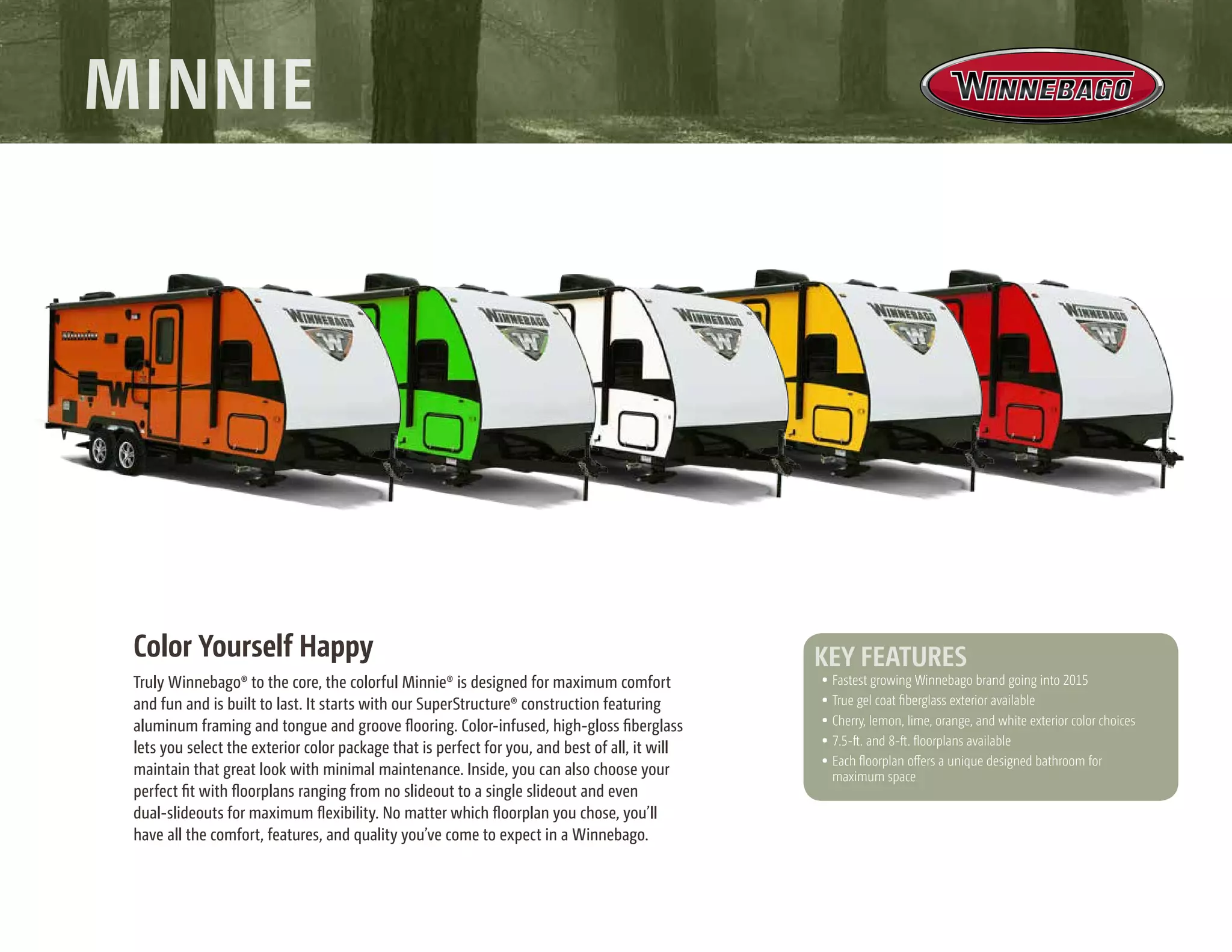 Winnebago Minnie Travel Trailers | PDF