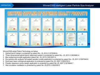 Winner2308A Laser particle size analyzer | PDF