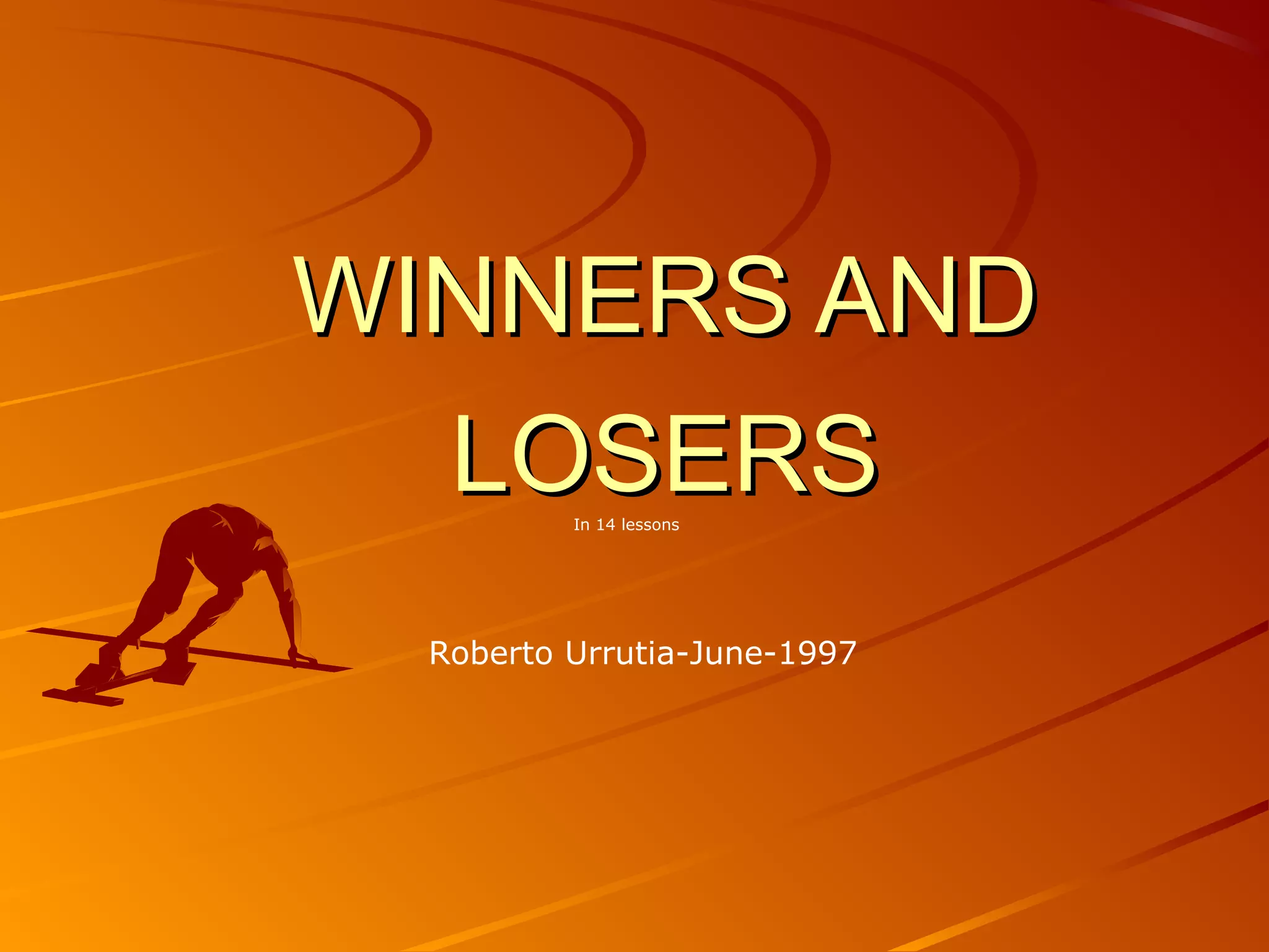 Winners and losers | PPT