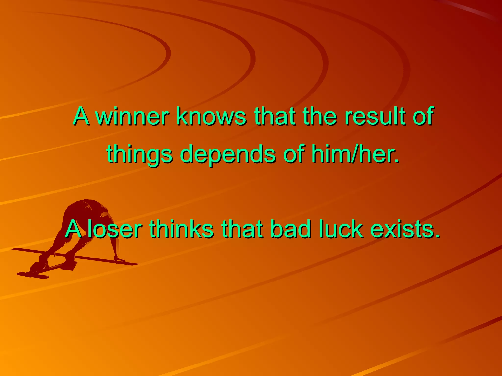 Winners and losers | PPT