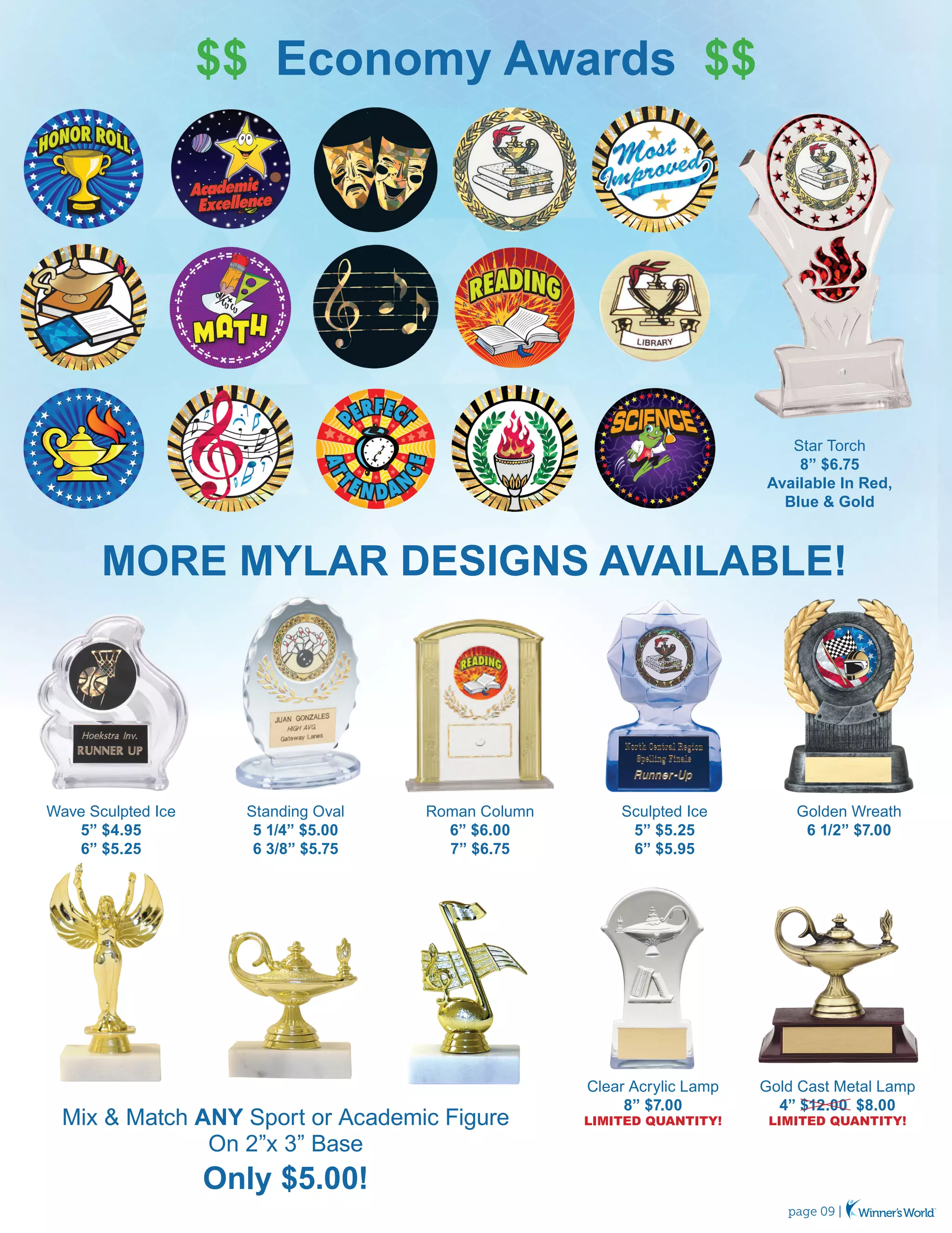 Winner's World Recognize & Reward Sport & School Awards Catalog | PDF