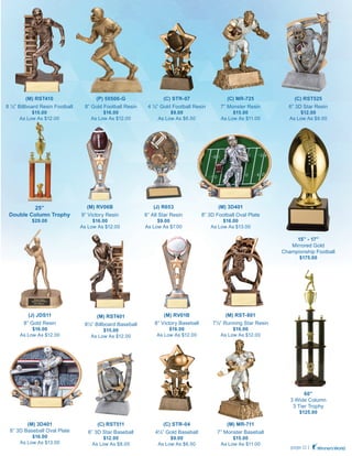 Winner's World Recognize & Reward Sport & School Awards Catalog | PDF