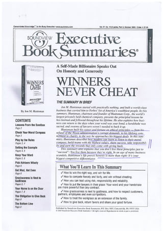 Winners never cheat | PDF