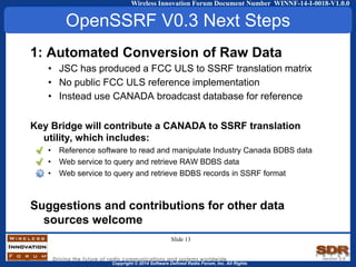 OpenSSRF Reference Software Implementation v0.2.0 | PPTX | Computer Software and Applications ...