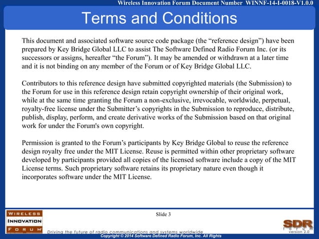 OpenSSRF Reference Software Implementation v0.2.0 | PPT