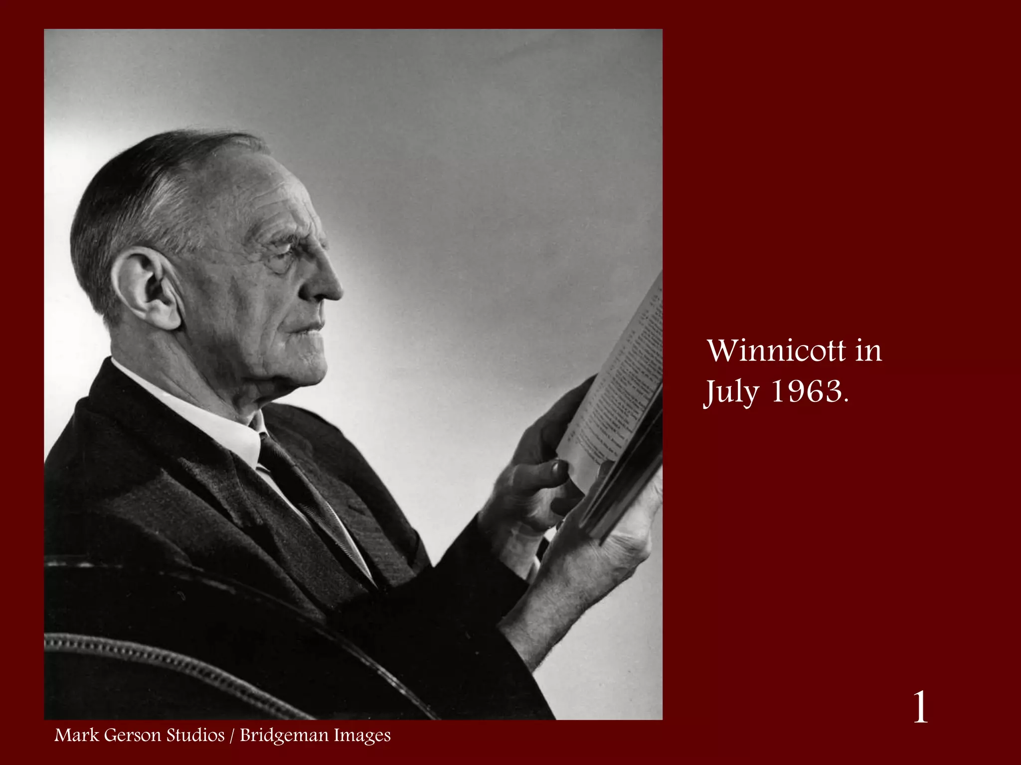 Winnicott in pictures | PPTX