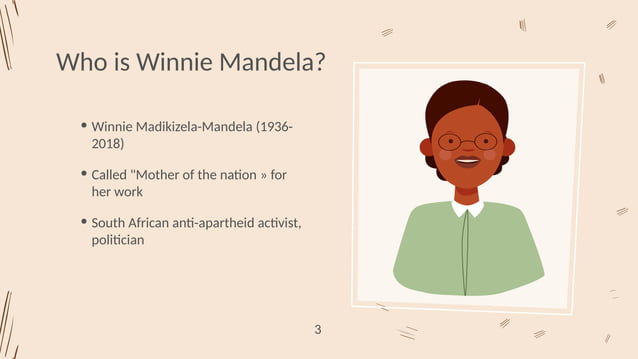 Winnie Mandela, story life and legacy.ppt | Politics