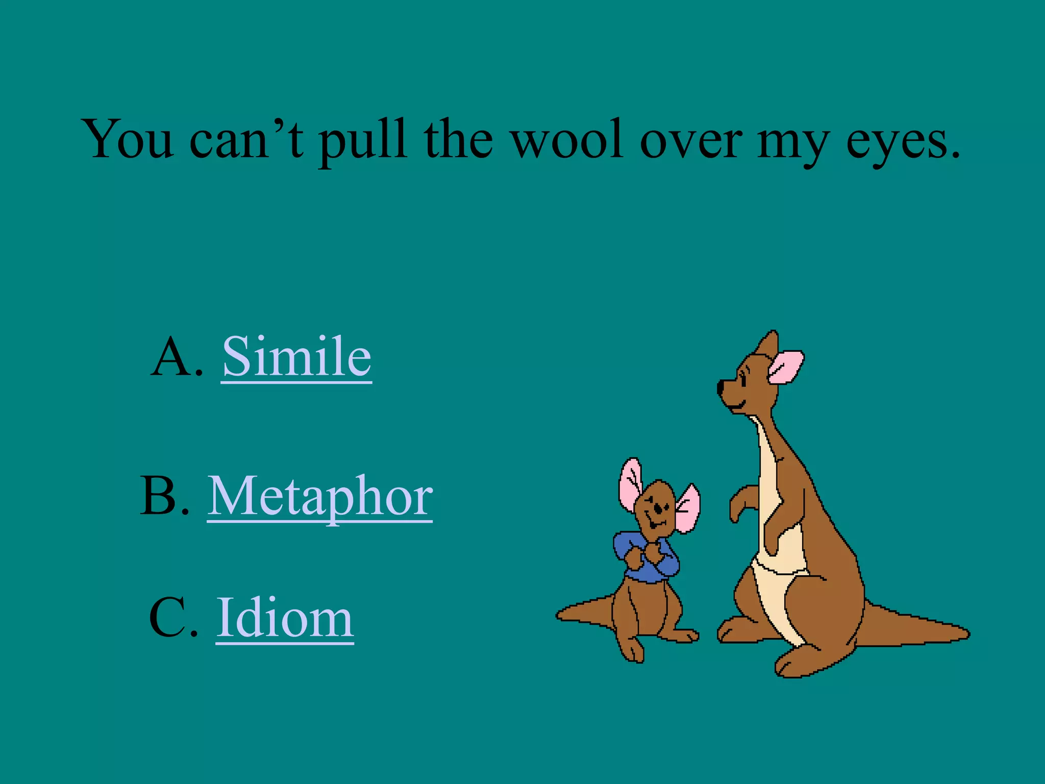 Winnie similes and metaphores exercises | PPSX
