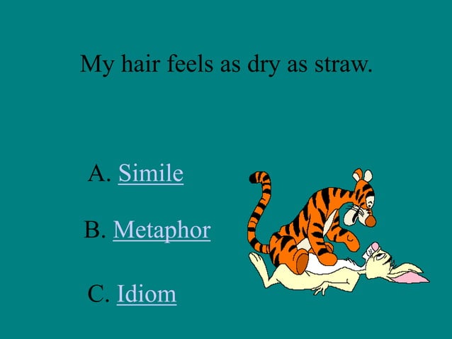 Winnie similes and metaphores exercises | PPSX