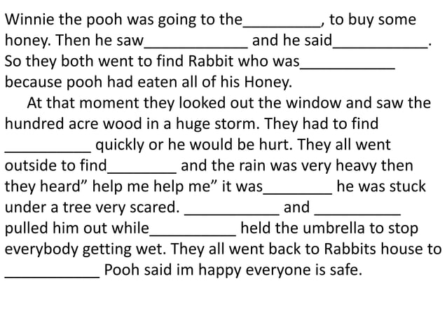 Winnie the pooh fairy tale | PPT