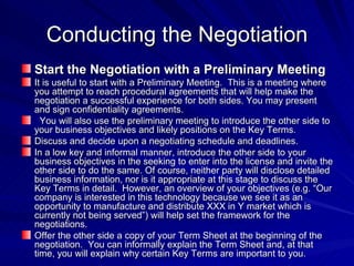 Winning Ip Negotiations | PPT