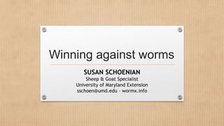 Winning against worms | PPTX