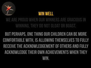 Winning and Losing with Grace: Jitterbugs Culture Code | PDF