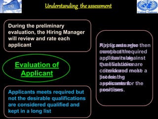 Winning a UN Job 6 (Selection Process) | PPTX