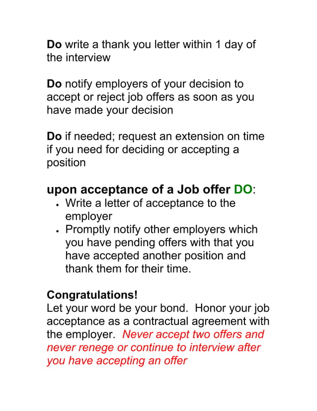 Winning Blueprint For the Job Interviewing Process | DOC