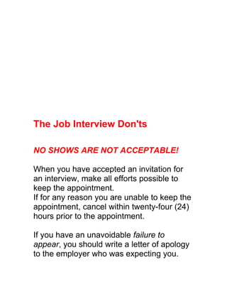 Winning Blueprint For the Job Interviewing Process | DOC