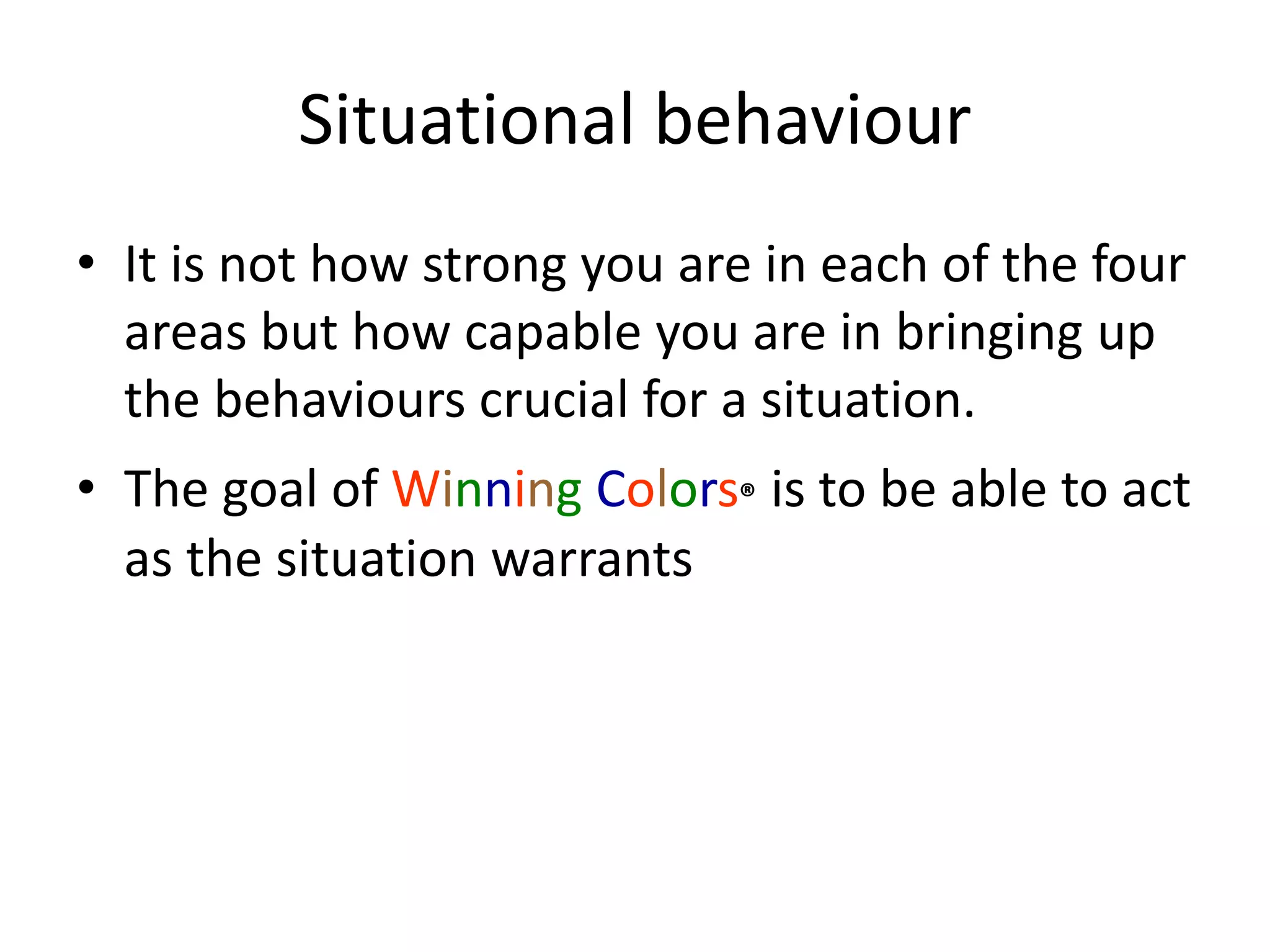 Winning colors®promo | PPTX