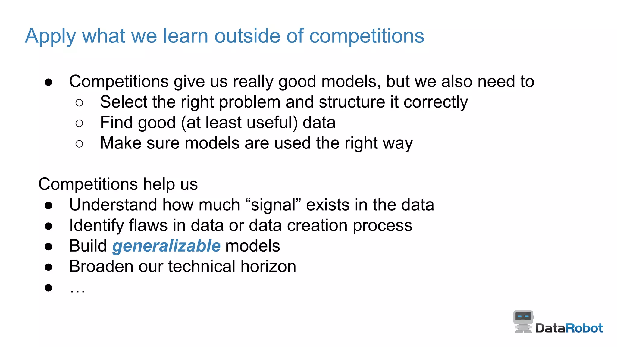 Winning data science competitions | PDF