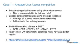 Winning data science competitions, presented by Owen Zhang | PDF