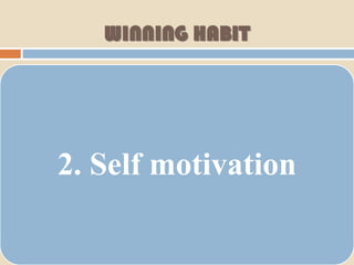 Winning habits | PPTX